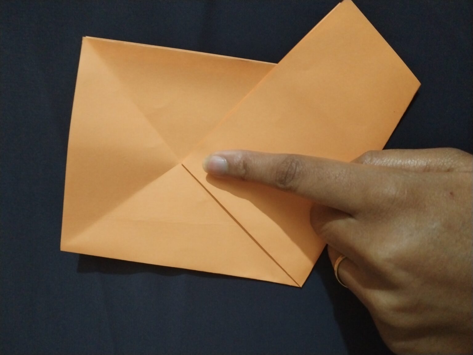 How to Make an Origami 5 Petal Flower Step by Step.
