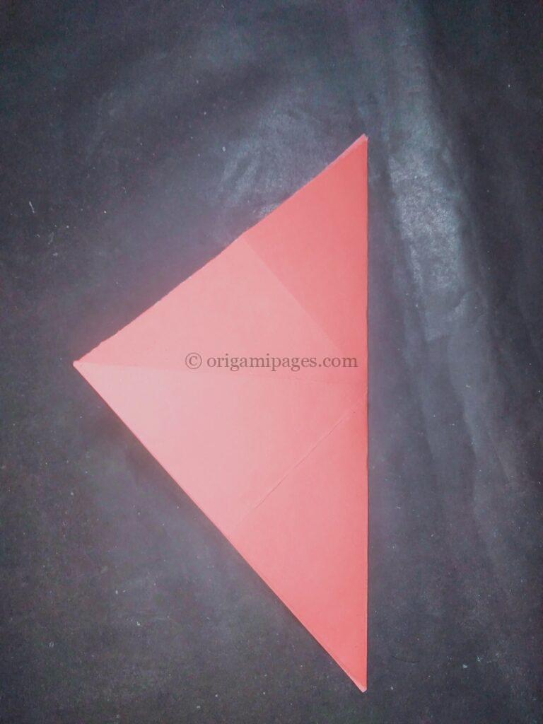 How To Make An Origami Corner Heart Step By Step.