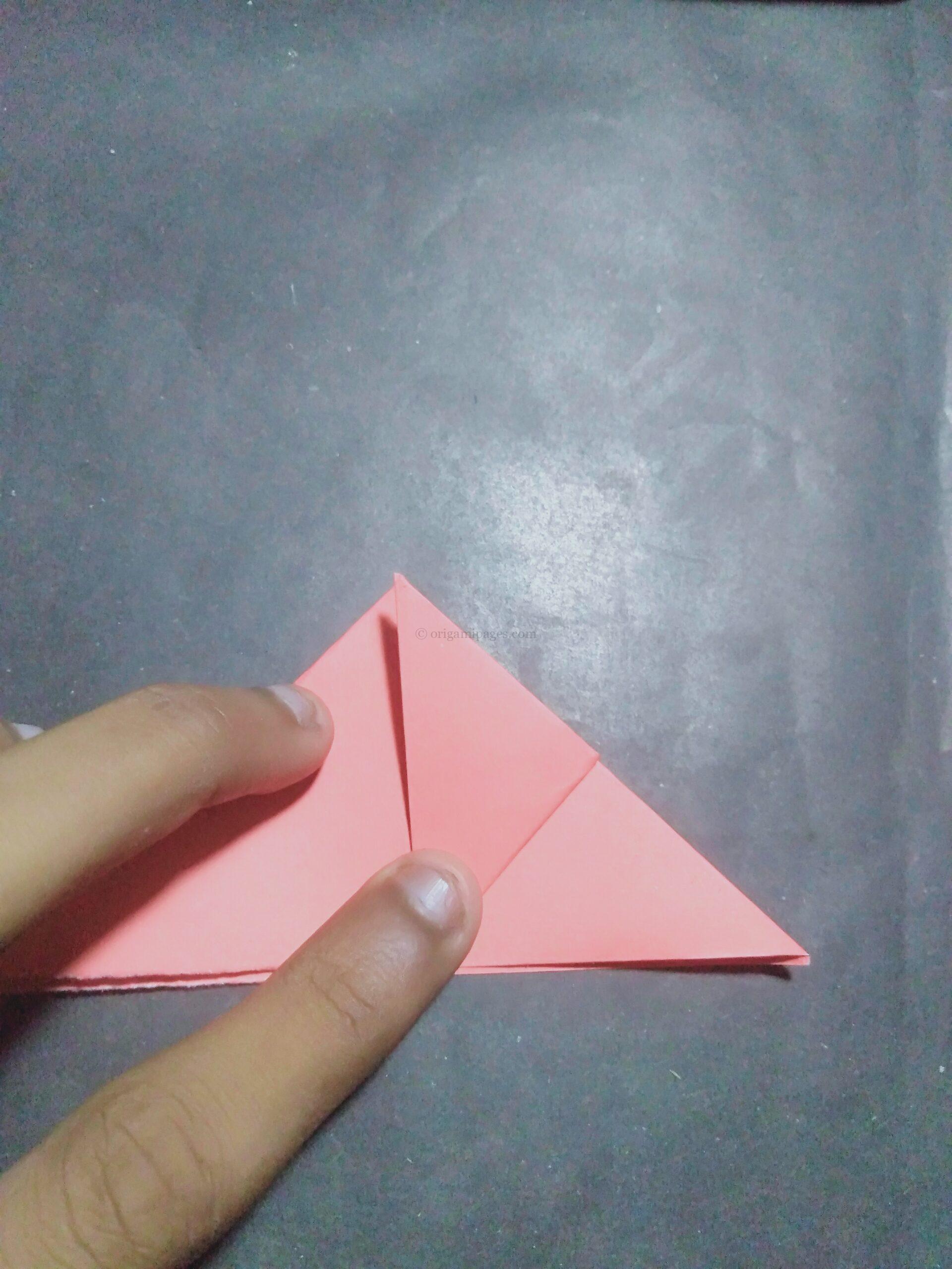How To Make An Origami Corner Heart Step By Step.