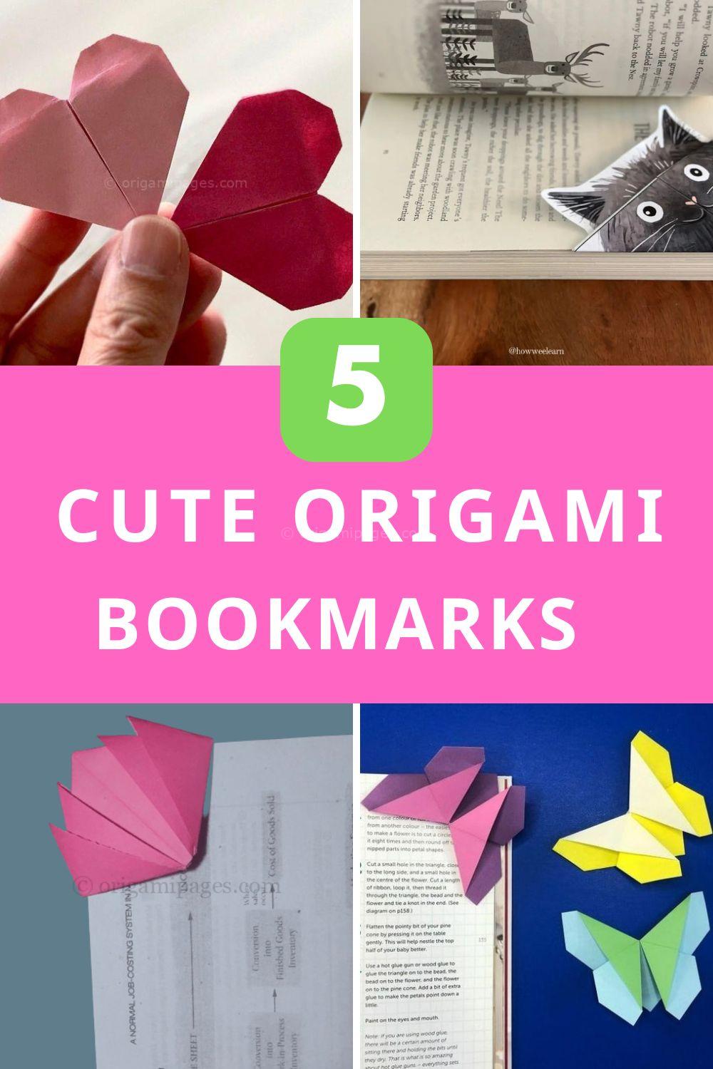 5 Cute Origami Bookmarks: A Beginner’s Guide
