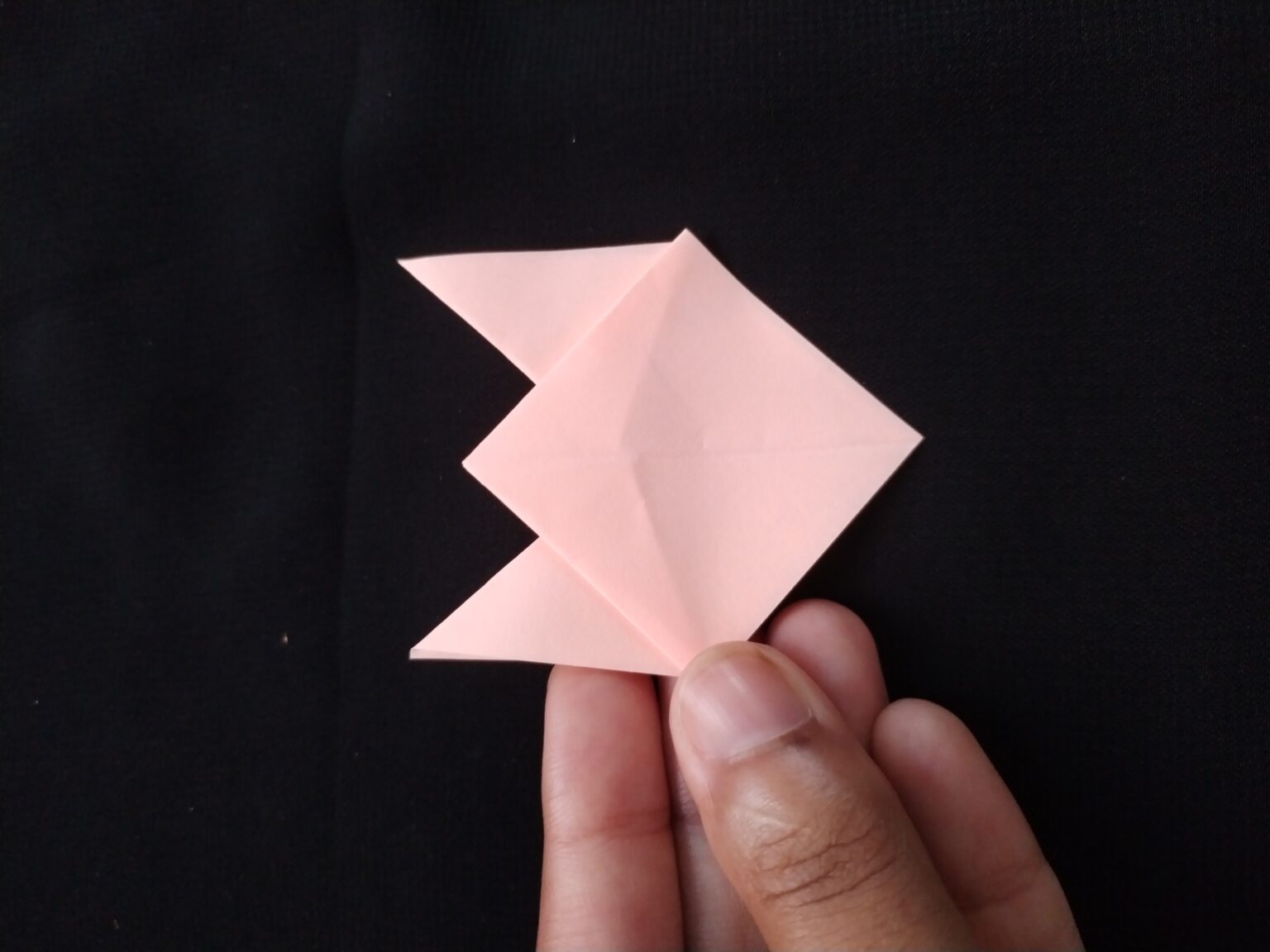 Sticky Note Origami Cat Bookmark