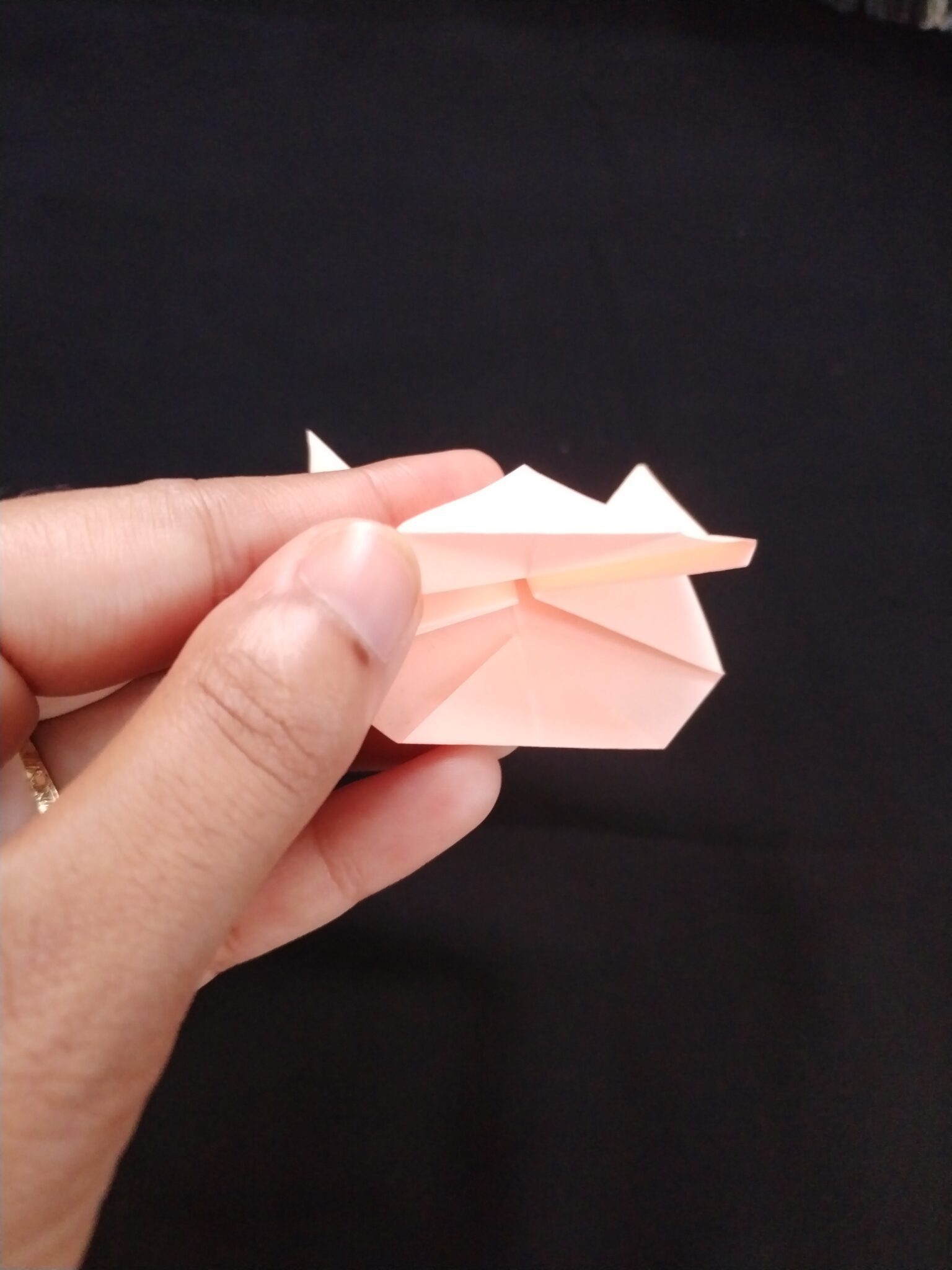 Sticky Note Origami Cat Bookmark