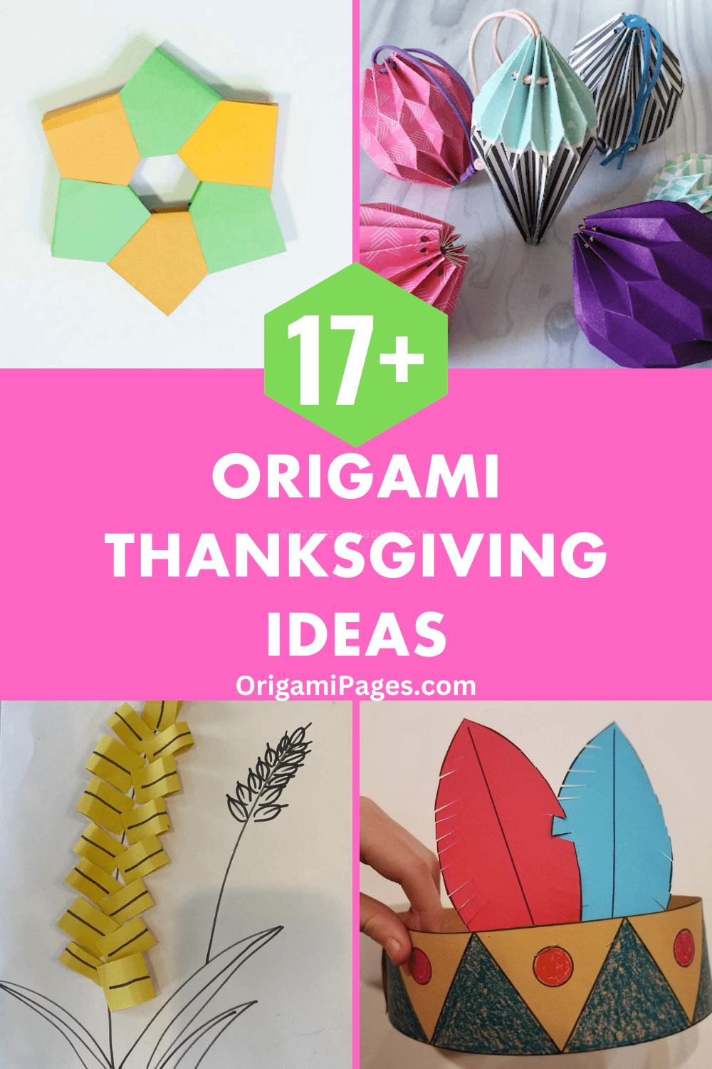 17 Origami Thanksgiving Ideas